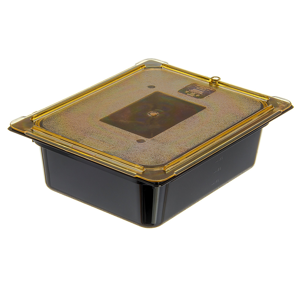 Carlisle FoodService Products 10421B03 StorPlus High Heat Food Pan, 4" Deep, Half Size, Black