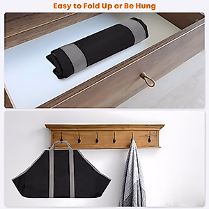 Stanbroil Canvas Firewood Carrier Bag, Durable Firepalce Log Tote with Handles for Wood Fire Stove, Outdoor Camping