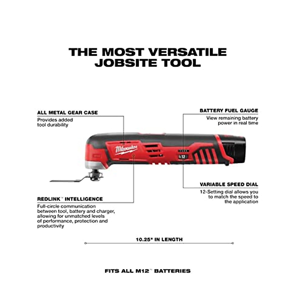 Milwaukee M12 12-Volt Lithium-Ion Cordless Jigsaw and Oscillating Multi-Tool Kit with Two 1.5Ah Batteries, Charger and Tool Bag