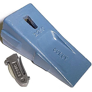 Titan Attachments 5 Piece Set X290 Bucket Teeth K290S Spring Flex Pin Skid Steer Excavator Hensley