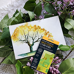 Lineco Archival Polypropylene Mounting Corners, Self Adhesive Clear Photo Corners, Acid-Free, 1.25 Inches, Mounting Artwork, Photographs, Documents.