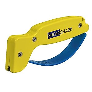 AccuSharp ShearSharp Scissor Sharpener - Diamond-Honed Tungsten Carbide Rust-Free Sharpener Quickly Sharpens Most Kitchen and Utility Scissors, Garden Shears, Hedge Clippers & Tin Snips