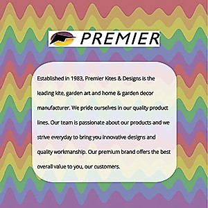 Premier Kites Hot Air Balloon Wind Spinner | 26 inch 10 Panel Hanging Spinning Balloon Decoration | Quality Large Wind Spinner for Yard and Garden | Patriotic Balloon