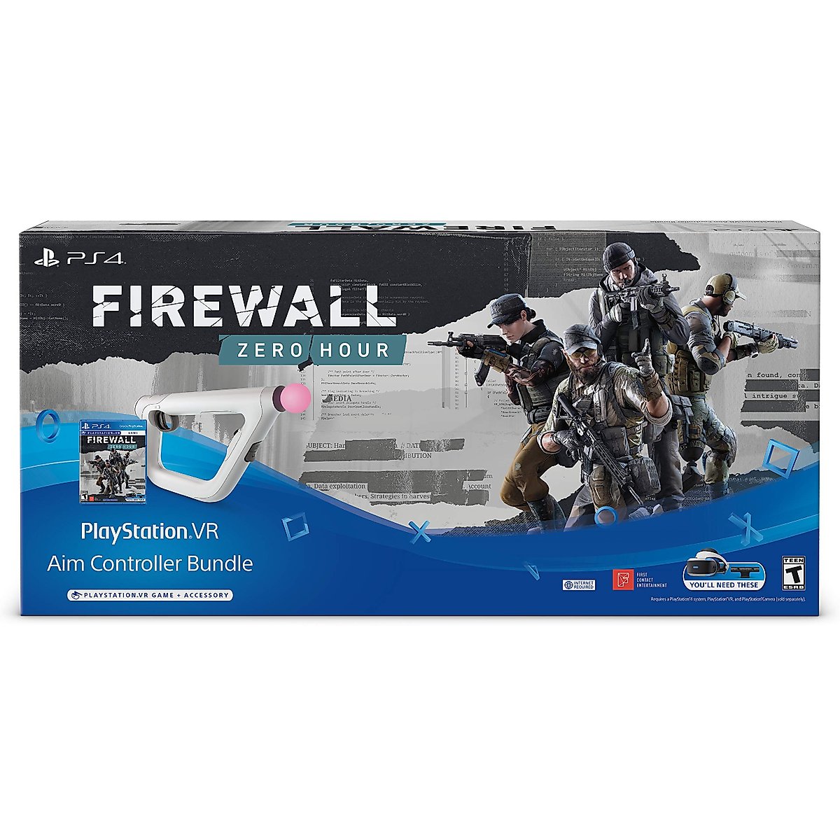 PSVR Aim Controller Firewall Zero Hour Bundle - Playstation VR [Video Game] (Renewed)
