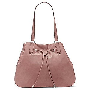 Calvin Klein Lapis Drawstring Tote, Rosewood,One Size