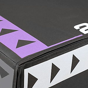 Xspec 3 in 1 Foam Plyometric Jump Box for Fitness Exercise, 30" x 24" x 20", Jump Training Fitness Workout Exercise Platform