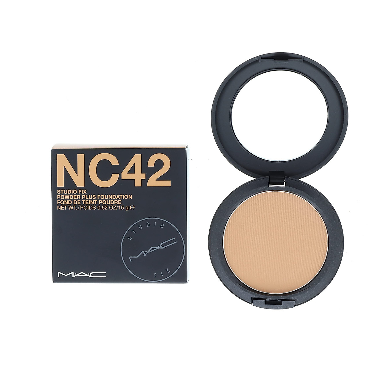 MAC Studio Fix Powder Plus Foundation, NC42, 1 Count, 0.52 Ounce (Pack of 1) (MACM51058)