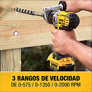 DEWALT 20V MAX* Hammer Drill, 1/2-Inch, Tool Only (DCD985B)