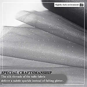 Gold Shimmer Tulle Fabric Roll, 54" by 10 Yards Large Metallic Tulle Bolt Spool for Wedding, DIY Tutu Skirt, Table Runner, Gift Wrapping, Bridal Shower Party Decoration, Soft & Drape (Gold)