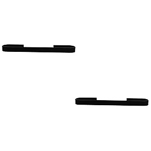 Towel Racks, Towel Rack Sets Nail Free Towel Rack Metal Cabinets Kitchen Cabinet Bathroom Towel Adhesive Hanger Bath Towel Rack Practical Towel Rack/Black*2Pcs/45 * 7 * 3Cm*2Pcs