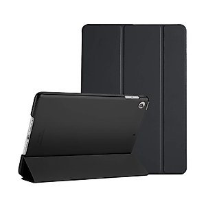 ProCase Smart Case for iPad Mini 5 2019(Model: A2133 A2124 A2126 A2125), Ultra Slim Lightweight Stand Case with Translucent Frosted Back Cover for iPad Mini 5th Gen 7.9 Inch –Black