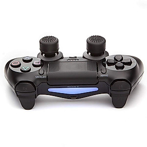 Pack of 8 pcs Analog Controller Gamepad Raised Antislip Thumb Stick Grips Thumbsticks Joystick Cap Cover for PS4, PS3, Xbox 360, Wii U, PS2 Controller (Black)