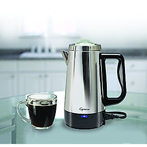 Capresso 8 Cup Perk, Coffee Maker, Metallic