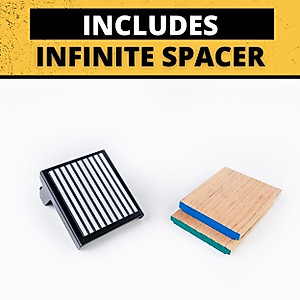 Door Stud Pro Series Black with Infinite Spacer - Hands-Free, Single-Person Door Installation Tool, Premium Steel, Versatile & Easy to Use - DS-PRO-BLK