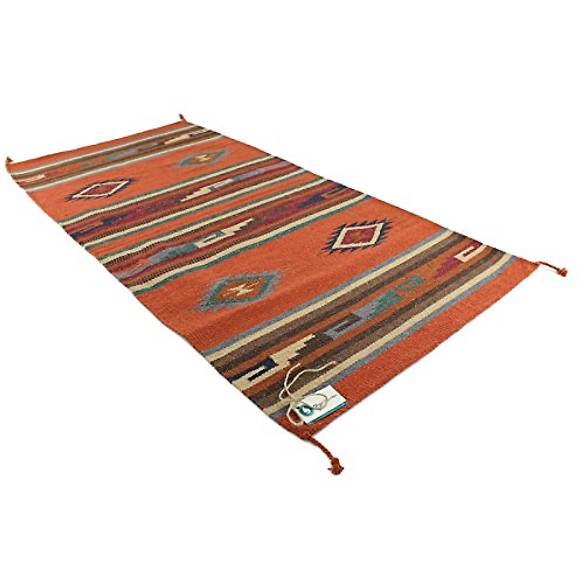 Onyx Arrow Southwest Décor Area Rug, 32 x 64 Inches, Diamond Dust Rust