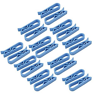 uxcell Kitchen Washroom Garbage Can Waste Bin Trash Bag Non-Slip Clip Clamp Holder 20pcs