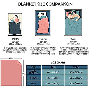 YISHOW Rustic Lodge Bear Moose Deer Fleece Throw Blanket Warm Cozy Throw Decorative for Living Room Couch Bed Chair Dorm,60"X50"