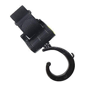 Dasunny 2 Pcs Baby Stroller Hooks Clips, Multi Purpose Plastic Hooks for Hanging Diaper Bags, Groceries, Clothing, Purse