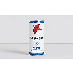La Colombe Double Shot Draft Latte - 9 Fluid Ounce, 16 Count - Cold-Pressed Espresso and Frothed Milk - Made With Real Ingredients - Grab And Go Coffee