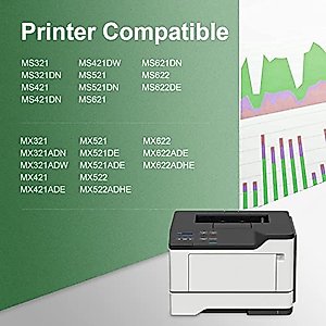 56F0Z00 Drum Unit - DRWN 1 Pack 56F0Z00 Imaging Drum Replacement for Lexmark MS321 MS321dn MS421 MS421dw MS521dn MS621dn MX321 MX421 MX521 MX521de MX521ade MX522 MX622 MX622adhe Printer