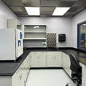 Corrugated 2ft. x 2ft. Drop-in PVC Lite Ceiling Tile in Gloss White Paintable, 24 Pack (96 sq.ft/case)