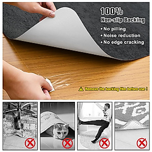 Placoot Desk Chair Mat for Hardwood Floor & Tile 55"x35" Office Chair Mat for Rolling Chairs Large Anti-Slip-Recyclable Material Computer Chair Mat Rug for Office/Home