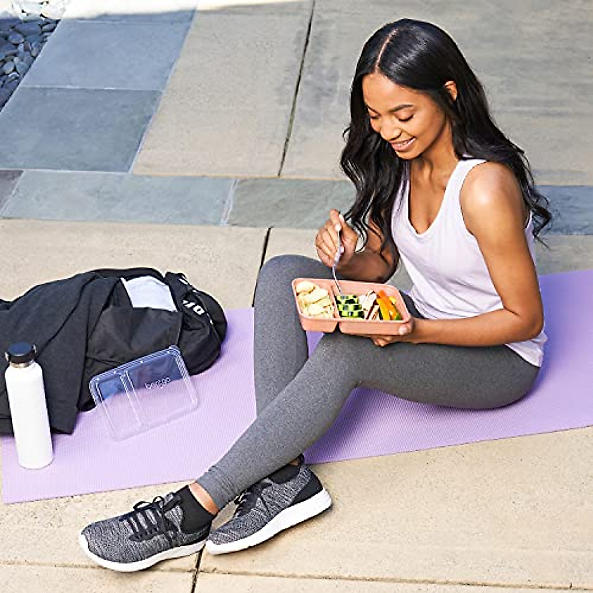 Bentgo® Prep 60-Piece Meal Prep Kit - 1, 2, & 3-Compartment Containers with Custom Fit Lids - Microwaveable, Durable, Reusable, BPA-Free, Freezer & Dishwasher Safe Storage Containers (Gleam Metallics)