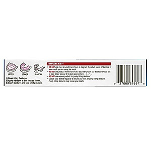 Fixodent Plus Truefeel Denture Adhesive Cream 2 Oz