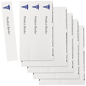 Avery Binder Spine Inserts, for 2 Inch Ring Binders with 2.8" Spine Width, 20 Cardstock View Binder Spine ID Inserts (89107)