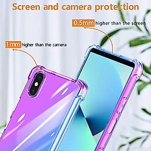 YDIHIHO for OnePlus Nord N200 5G Case [ Gradient ] Clear Soft TPU Non-Slip Non-Yellowing Soft Edge Cover for OnePlus Nord N200 5G Phone Case [ Pink/Gold ],MDM-HCJB-05-03