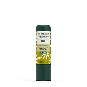 The Body Shop Hemp Heavy Duty Lip Care, 0.14 Oz