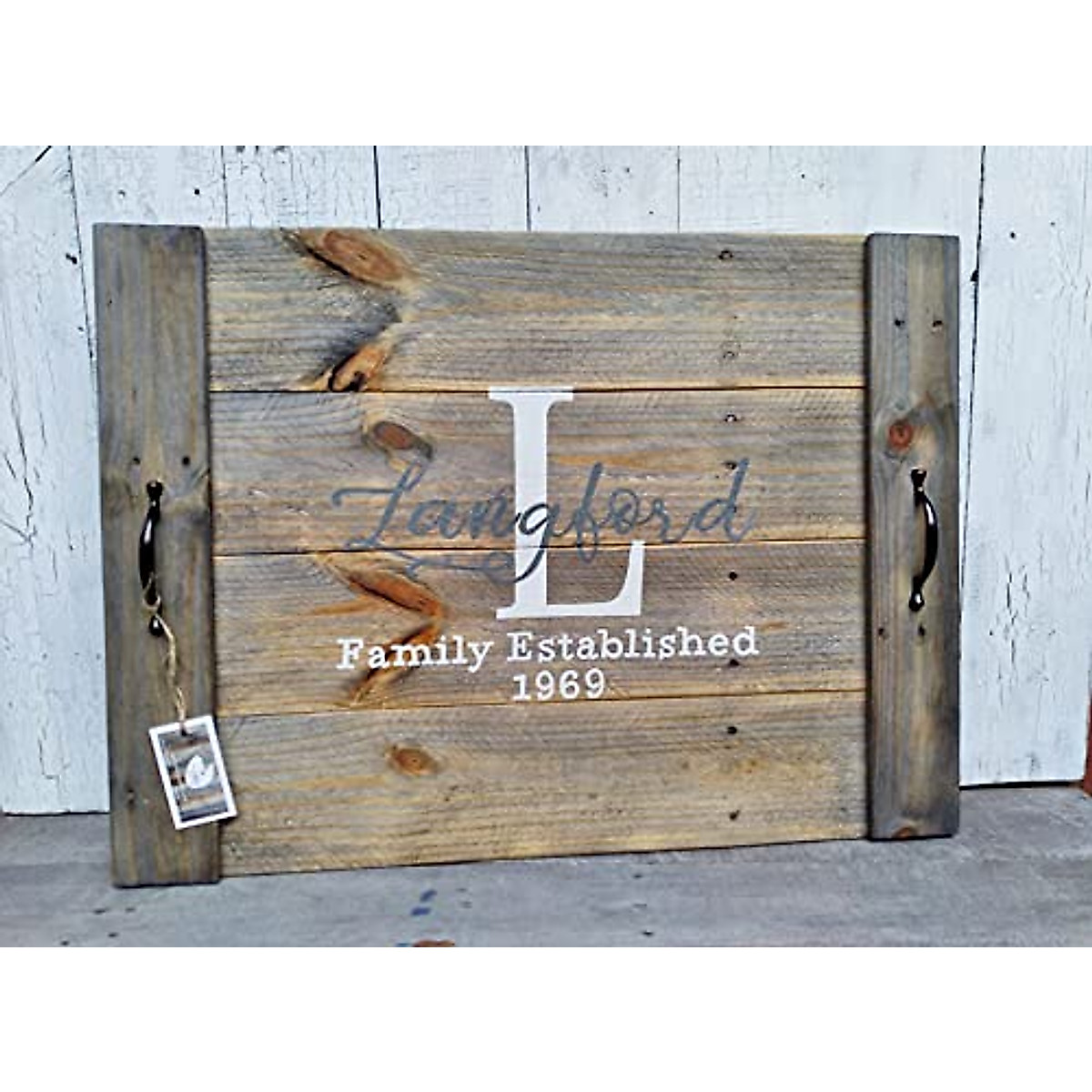 Custom Farmhouse Noodle Board Stove Cover or Sink Cover or Serving Tray for Moms Christmas Gift