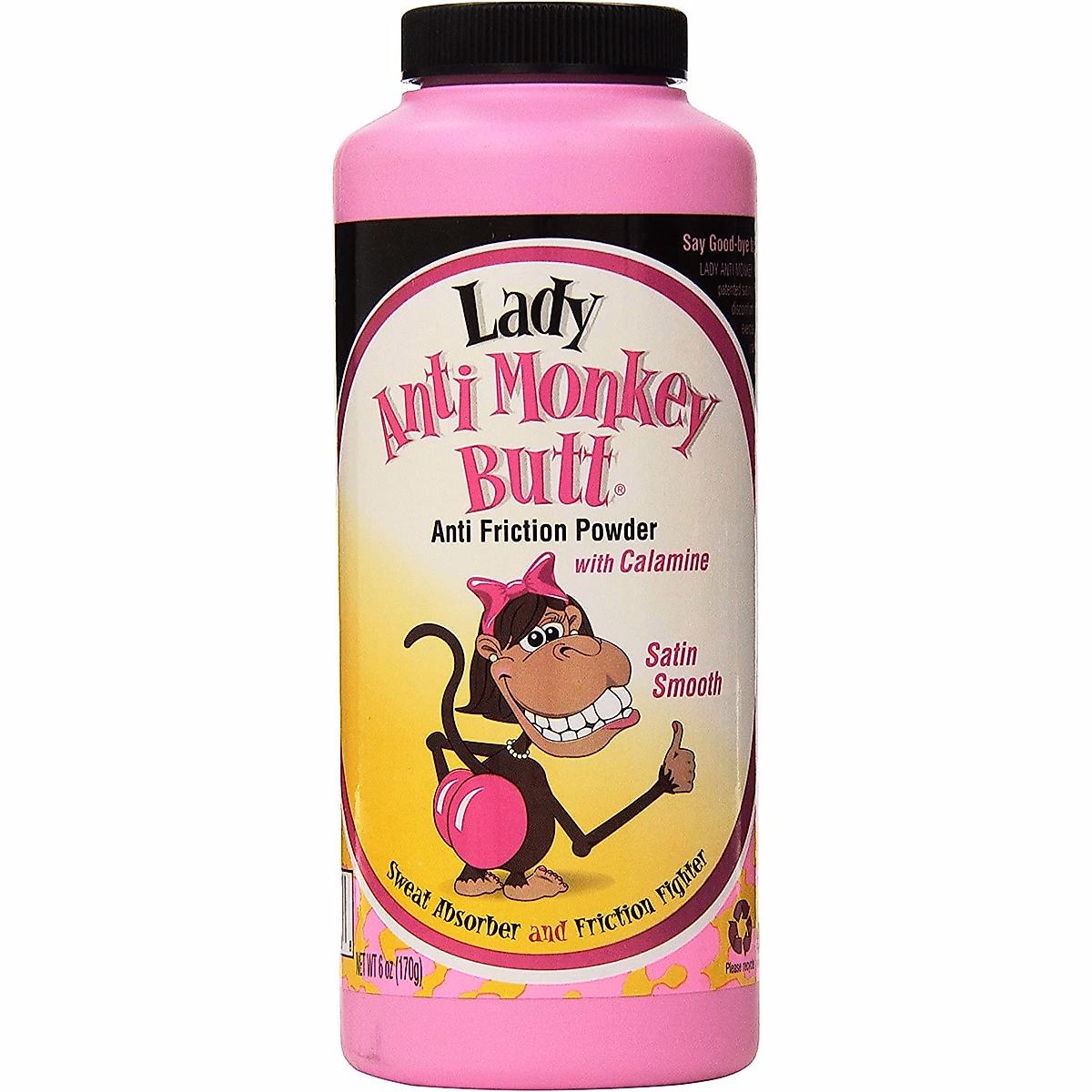 Anti Monkey Butt Lady Anti-Monkey Butt Powder 6 Oz(Pack of 6)