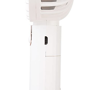 RAZURE Handheld Fan Mini Portable Fan, Cute Mini Personal Fan with 3 Levels Speeds Adjustable, USB Rechargeable Battery Operated Hand Fan for Stylish Women Men Travel Indoor Outdoor