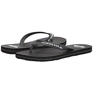 Quiksilver Men's Molokai 3 Point Flip Flop Sandal, Black 1, 11