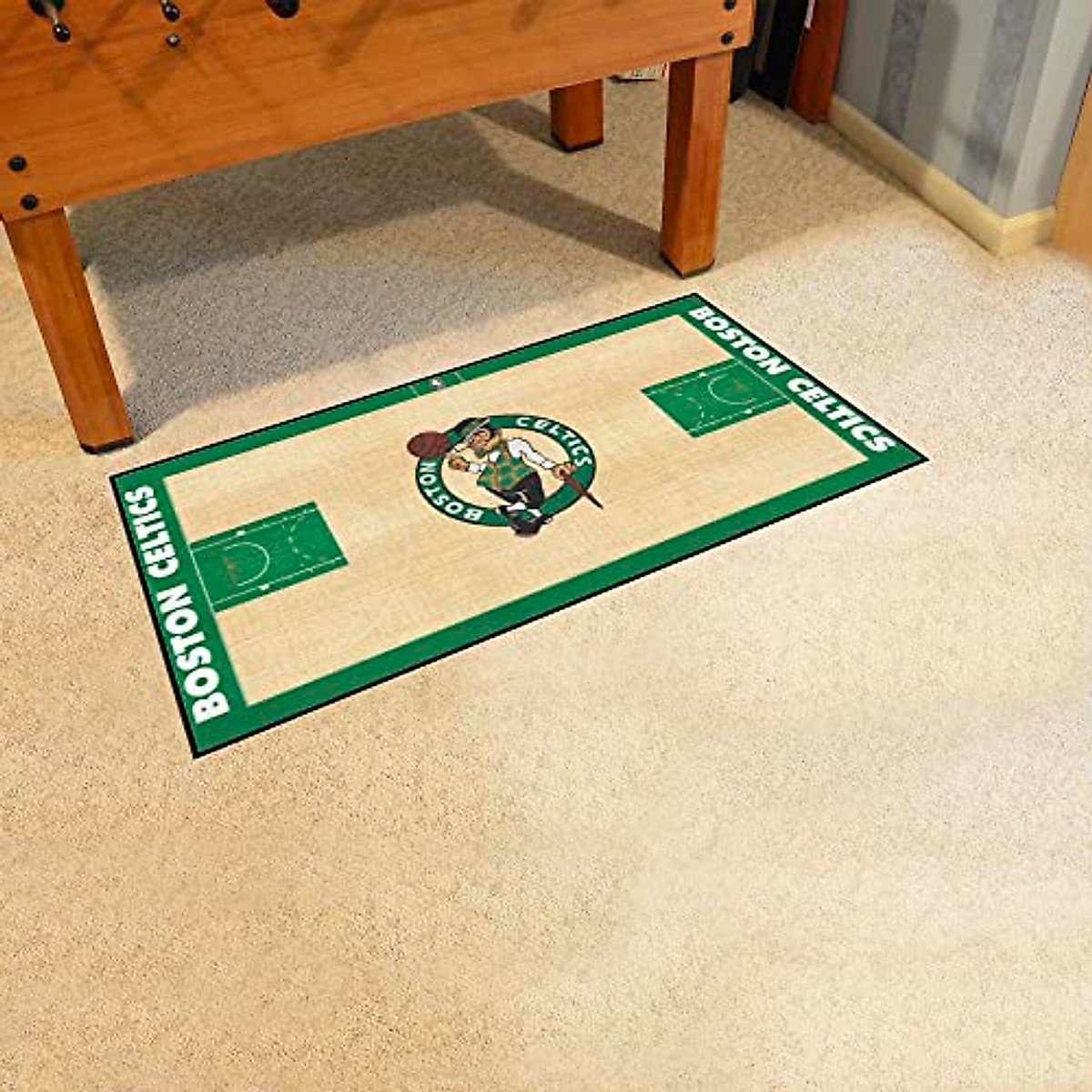 Fanmats 9205 NBA Boston Celtics Court Nylon Court Runner 30 Inch x 54 Inch