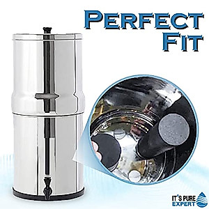 IT'S PURE EXPERT Water Filter, Replacement for Gravity Water Filter System, Black Purification Elements, 2 Packs