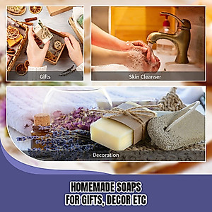 FAST METL Soap Making Kit with Electronic Hot Plate, Basic DIY Soap Making Supplies Including 1.1 lb Glycerin Soap Base, Pouring Pot, Silicon Mold for Adults and Beginners Craft Project