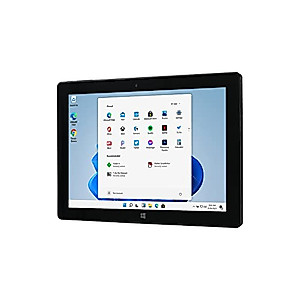 Fusion5 10" Windows 11 FWIN232 PRO N4120 Intel Quad-Core Ultra Slim Windows Tablet PC - 6GB RAM, 128GB Storage, 1920x1200 FHD Display, USB 3.0, Micro HDMI, 5MP & 2MP Cameras, Expandable M.2 Storage
