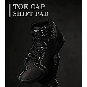 IRON JIA'S Motorcycle Shoes Men Streetbike Casual Accessories Breathable Protective Gear Powersport Anti-Slip Footwear Black 11