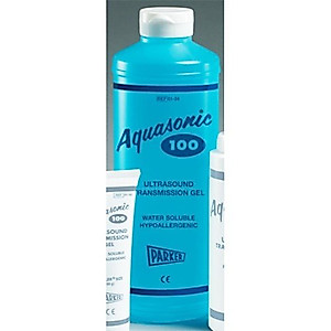 Ultrasound Gel Aquasonic 100 Transmission 1 Liter Squeeze Bottle, Ea, 01-34 (6)
