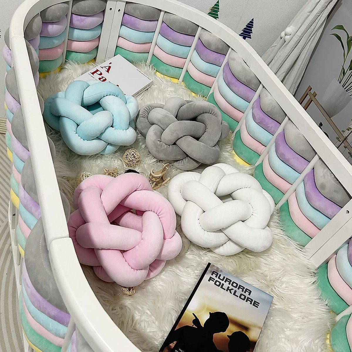 BHZ Decorative Throw Pillow Knot Pillow Christmas Star Shaped for Bedroom Soft Household Sofa Decor Pillow for House Decoration