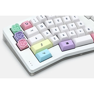 Capsmiths Rose Artisan Keycap for MX Mechanical Gaming Keyboards (Black)