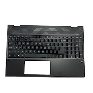 Replacement for HP Pavilion X360 15T-CR000 15T-CR 15 CR 15-CR0051OD Laptop Upper Case Palmrest Keyboard Assembly Part l20848-001 4600EH0E000 Top Cover Black