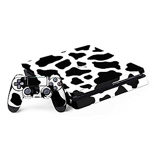 Skinit Decal Gaming Skin Compatible with PS4 Slim Bundle - Officially Licensed Originally Designed Cow Print Design