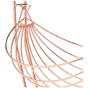 Jiallo Rose Gold basket with Banana Hanger (SW2116SR)