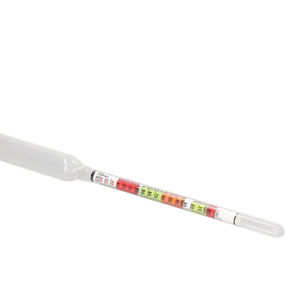 10pcs Triple Scale Hydrometer Alcohol Meter Brewing Tools for Restaurant Home Brewing