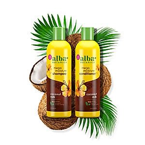 Alba Botanica Drink It Up Coconut Milk Hawaiian Conditioner, 12 oz. (Packaging May Vary)