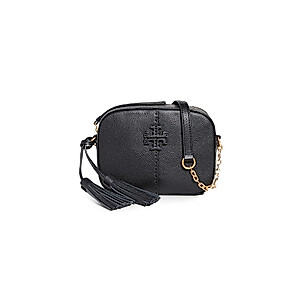 Tory Burch Women's Mcgraw Camera Bag, Black, One Size