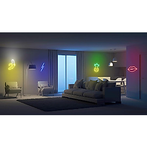 AdvPro Open Flex Silicone LED Neon Sign - Blue - st16s32-fnu0244-b